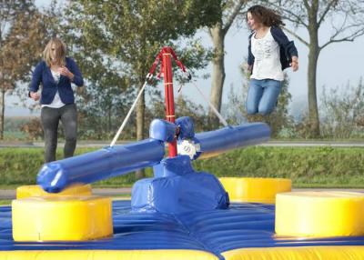 China O jogo inflável comercial do Wipeout para o CE de salto EN14960 aprovou à venda