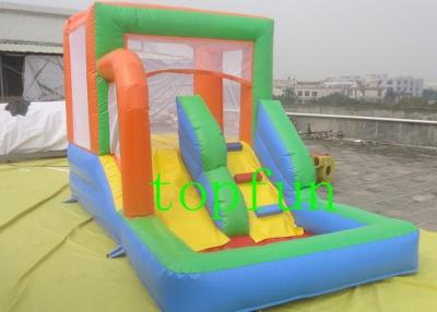 Cina Impresa gonfiabile commerciale di rimbalzo del tessuto di Oxford con lo scorrevole per i bambini in vendita