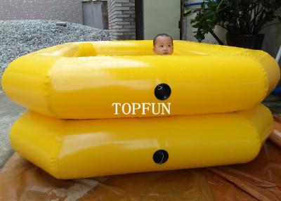 Cina Tela cerata gonfiabile del PVC della doppia dei tubi 0.65m alta piscina dei bambini in vendita