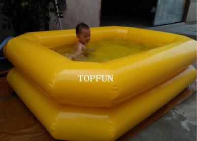 Cina Tela cerata gonfiabile del PVC della doppia dei tubi 0.65m alta piscina dei bambini in vendita