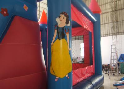 中国 ピンクの PVC 王女の防水シートの子供のための膨脹可能な跳躍の城のスライド 販売のため