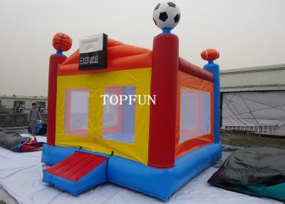 Cina Bambini divertenti della tela cerata del PVC che saltano la Camera rimbalzante gonfiabile del castello con calcio in vendita