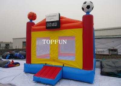 Cina Bambini divertenti della tela cerata del PVC che saltano la Camera rimbalzante gonfiabile del castello con calcio in vendita
