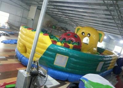 China Ostente jogos piscina inflável do bebê amarelo/verde do PVC à venda