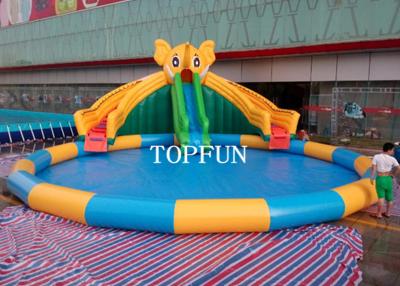 Cina Parco gonfiabile dell'acqua della tela cerata su ordinazione del PVC con la piscina per i bambini/adulti in vendita