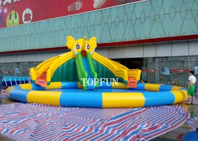 Cina Parco gonfiabile dell'acqua della tela cerata su ordinazione del PVC con la piscina per i bambini/adulti in vendita