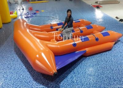 China PLATO 0.9mm PVC Tarpaulin Inflatable Fly Fishing Boats Flying manta ray for jet ski for sale