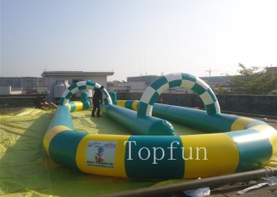 Κίνα σήραγγα σφαιρών 55ft * 20ft η διογκώσιμη Zorb/προσαρμόζει τη διαδρομή PVC Tarpaulintunnel προς πώληση