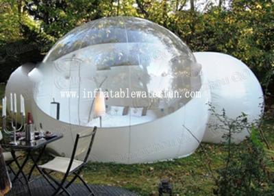 Cina Tenda gonfiabile trasparente della bolla dei semi con il tunnel bianco due per l'hotel in vendita