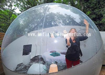 Cina Tenda gonfiabile trasparente della bolla dei semi con il tunnel bianco due per l'hotel in vendita