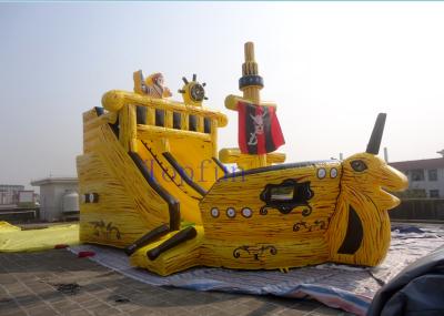 China Crazy N Popular Pirate Kids Inflatable Water Slides Inflatable Boat Water Slide For Kids for sale