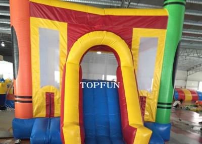 Cina Bambini del parco di divertimenti di 4M x di 7 che saltano castello gonfiabile con lo scorrevole dello stagno in vendita