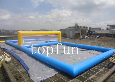 Cina Corte di beach volley gonfiabile di sport dell'acqua gonfiabile blu dei giochi in vendita