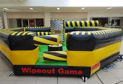 Китай Игры спорт Wipeout итога встряски раздувных полос препятствий токсические продается