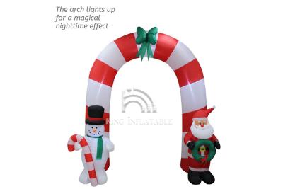 Cina Decorazioni gonfiabili di Natale di Santa Claus Snowman Outdoor Inflatable Advertising di arché in vendita