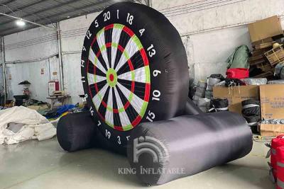 China 13*13 Ft Huge Inflatable Soccer Darts Entertainment Giant Inflatables Football Dart Game for sale