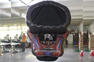 Cina Il cranio di scheletro del cranio dell'entrata di Halloween del diavolo gonfiabile gonfiabile gigante della decorazione si dirige verso il partito del club in vendita