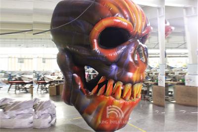 Cina Il cranio di scheletro del cranio dell'entrata di Halloween del diavolo gonfiabile gonfiabile gigante della decorazione si dirige verso il partito del club in vendita