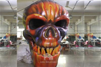 Cina Il cranio di scheletro del cranio dell'entrata di Halloween del diavolo gonfiabile gonfiabile gigante della decorazione si dirige verso il partito del club in vendita