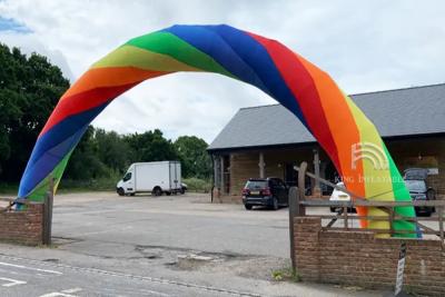 Cina Arco gonfiabile di Candy della decorazione dell'entrata dell'arco dell'arcobaleno di arché per la pubblicità in vendita