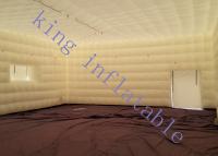 China White  Inflatable Cube Tent Wedding Event Tent for sale