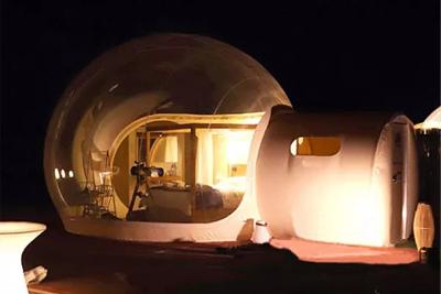 China Bubble Tent House Outdoor Transparent Inflatable Bubble Tent Hotel Bathroom Rent for sale