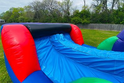 China Carrera de obstáculos inflable al aire libre grande de 40 del pie de las carreras de obstáculos 5k niños de los adultos para el alquiler en venta