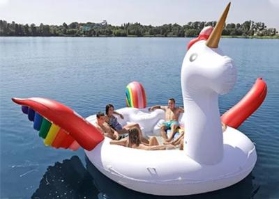 China Pessoa adulta Unicorn Pool Float inflável do brinquedo 6 da água do flutuador inflável da ilha à venda