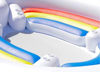 China Pessoa adulta Unicorn Pool Float inflável do brinquedo 6 da água do flutuador inflável da ilha à venda