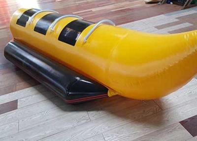 China Banana Boat Inflatable 0.9mm PVC 3 Person Blow Up Water Toys For Lake And Sea for sale