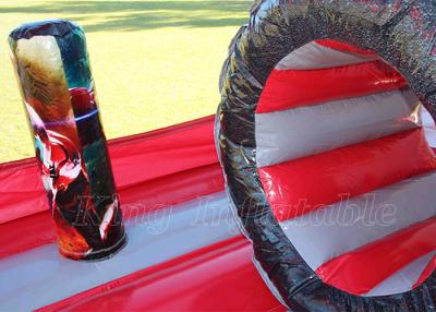 China Iron Man Bouncer Inflatable Jumping Bouncy Castle Red Bounce House For Kids Party for sale