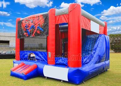 China Van het Huiscombo van de jonge geitjessprong de Dia van de Uitsmijterjumper spiderman inflatable castle with Te koop