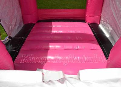 China Casa inflável do salto do jogo das crianças dos leões-de-chácara da princesa Pink Bouncy Castle combinado com corrediça à venda