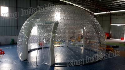 Cina Diametro gonfiabile trasparente combinato della tenda 8m della cupola del PVC per il partito/mostra in vendita