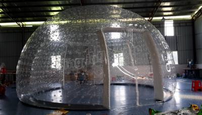 Cina Diametro gonfiabile trasparente combinato della tenda 8m della cupola del PVC per il partito/mostra in vendita