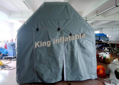 China Grey Waterproof 6X4m Inflatable Event Tent For Army Medical Or Camping for sale