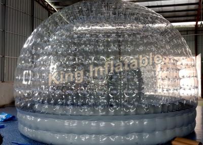 China De openluchttent van de de Tentbel van de Huur Transparante Opblaasbare Kubus met Dubbele Lagen Te koop