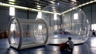 China 0.65mm Tent van de de Tent Duidelijke Luchtbel van pvc de Transparante Opblaasbare met Enige Laag Te koop