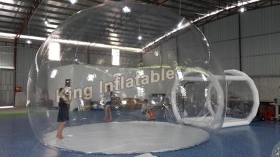 China 0.65mm Tent van de de Tent Duidelijke Luchtbel van pvc de Transparante Opblaasbare met Enige Laag Te koop