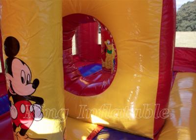 Cina I bambini commerciali di evento di Mickey And Minnie Jumping Castle fanno festa la Camera gonfiabile dei buttafuori in vendita