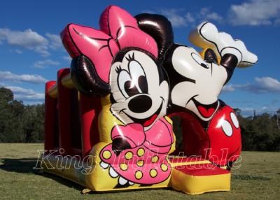 Cina I bambini commerciali di evento di Mickey And Minnie Jumping Castle fanno festa la Camera gonfiabile dei buttafuori in vendita