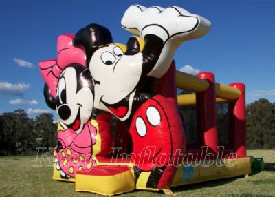 Cina I bambini commerciali di evento di Mickey And Minnie Jumping Castle fanno festa la Camera gonfiabile dei buttafuori in vendita