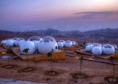 Cina Tenda gonfiabile trasparente di campeggio all'aperto della bolla della cupola di Glamping della Camera della bolla in vendita