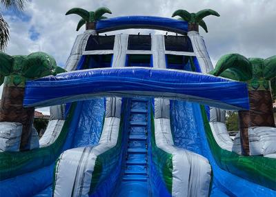 China Big Kid Inflatable Water Slides Outdoor Game PVC Giant Double Water Slide Inflatable for sale