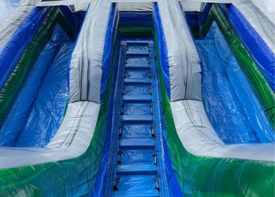 China Big Kid Inflatable Water Slides Outdoor Game PVC Giant Double Water Slide Inflatable for sale