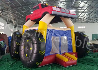 China 5 * 4 M Colorful Car Inflatable Jumping Castle And Commercial  Bouncy Castle for sale
