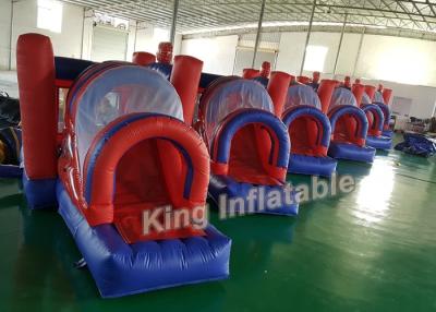 Cina Rosso all'aperto di salto gonfiabile divertente del castello rimbalzante di Uomo Ragno con la tela cerata del PVC di 0.55mm in vendita