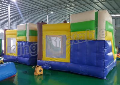Cina Bambini gonfiabili del pirata all'aperto del campo da giuoco che saltano giallo ed il blu del castello in vendita