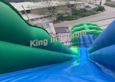 Cina Il blu/verde ha personalizzato l'acquascivolo gonfiabile con il sistema di salto costante in vendita