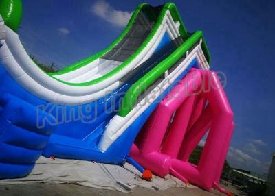 Cina PVC gonfiabile dell'acquascivolo emozionante su ordinazione di volo con il ventilatore in vendita